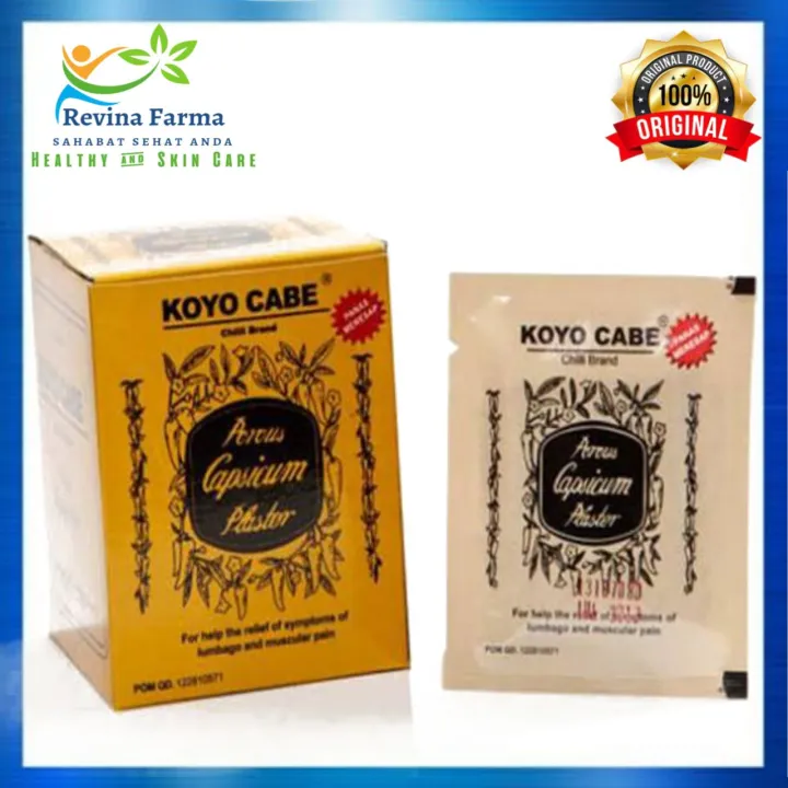Koyo Cabe 1 Sachet isi 10 Pc untuk nyeri otot dan pegal-pegal 100% ...