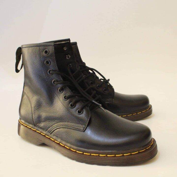 Sepatu Dokmart high Bahan Kulit Sapi - Dr Martin Docmart Sepatu Dokmar ...