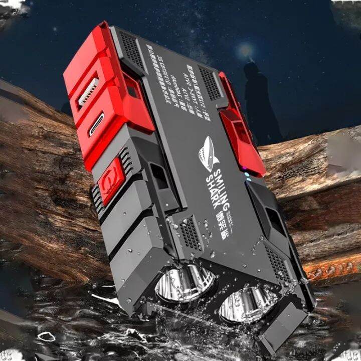 【Local delivery】 2-Core Strong Bright Flashlight Rechargeable Outdoor Multi-function Led Long ...