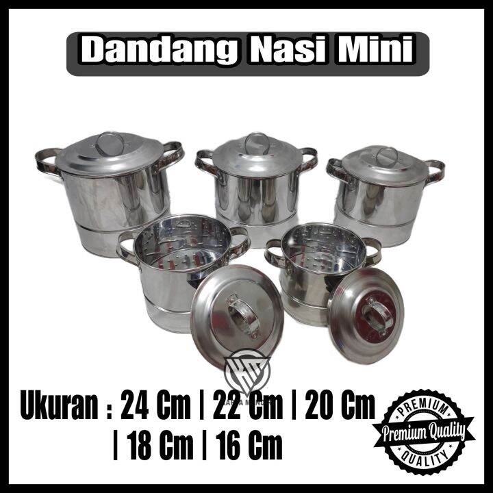 Dandang Nasi / Langseng Mini || Ukuran 16, 18, 20, 22, 24 | Lazada ...