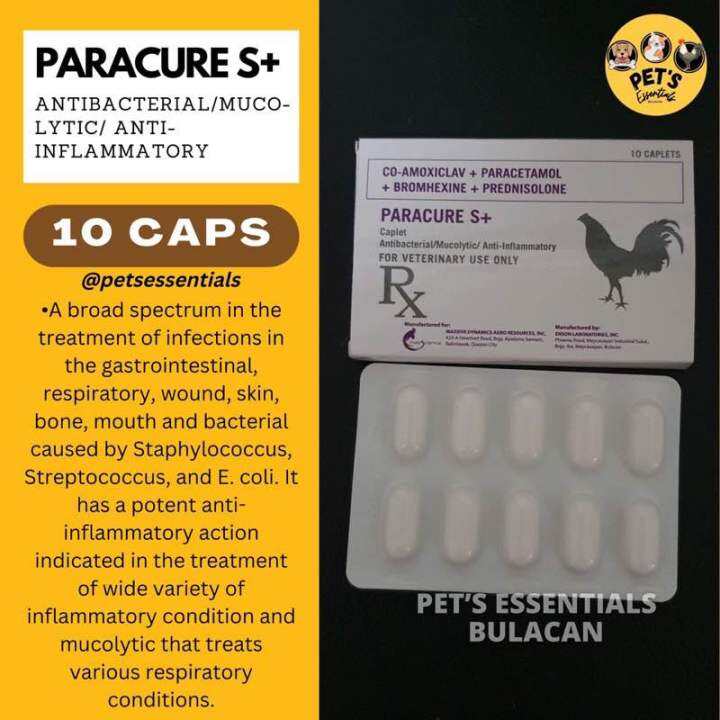 Paracure S+ 10 CAPLETS (RETAIL/TINGI) | Lazada PH