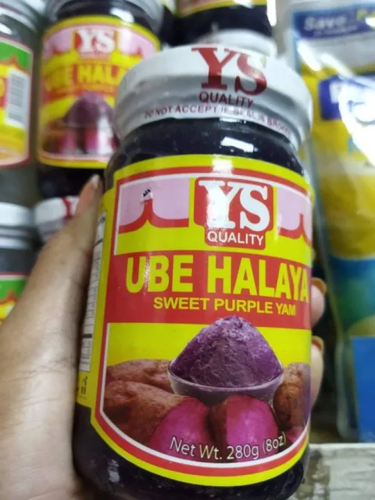YS QUALITY UBE HALAYA, (280 grams) Creamy, cheesy sweet purple yam, perfect for snacks & dessert ...
