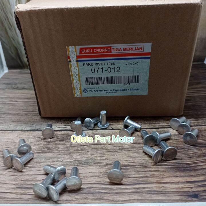 PAKU RIVET KAMPAS REM 8x10 PS125 PS 125 CANTER TURBO DYNA HT 2 KG ...