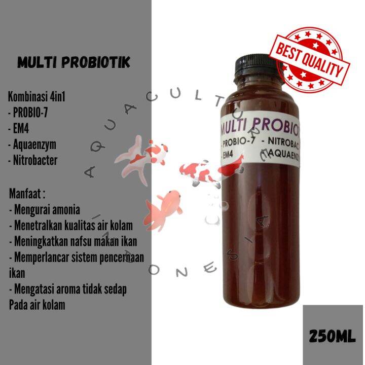 Probiotik Multi Probiotik (EM4, Aquaenzym, Probio7, Nitrobacter ...