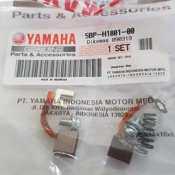 ARANG STATER/ BRUSH SET STATER ORIGINAL YAMAHA SCORPIO Z/ BRUSH SET 5BP ...