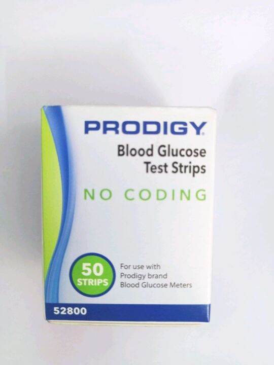 PRODIGY BLOOD GLUCOSE TEST STRIPS 50'S | Lazada PH