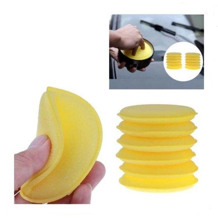 Spons Bulat Busa Aplikator Pas Alat Poles Mobil Busa Waxing | Lazada ...