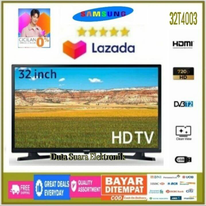 SAMSUNG LED TV 32 Inch 32T4003 - UA32T4003AKXXD | Lazada Indonesia