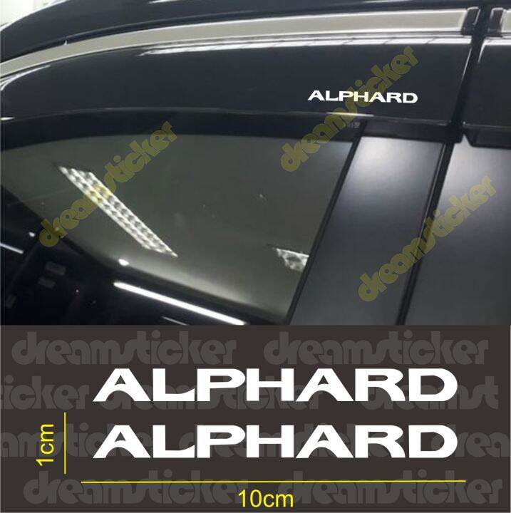 Cutting Sticker Talang Air Mobil Toyota Alphard Stiker Car | Lazada ...