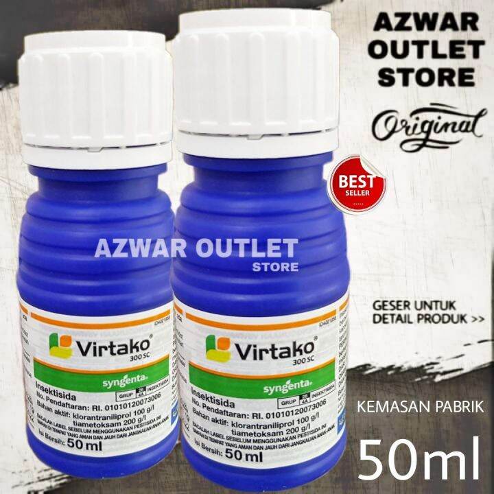 Virtako 300SC 50ml ORIGINAL | insektisida by syngenta racun hama ulat ...