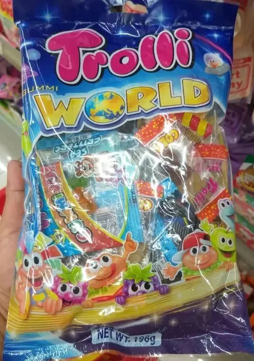 TROLLI WORLD GUMMY CANDY (198g.) | Lazada PH