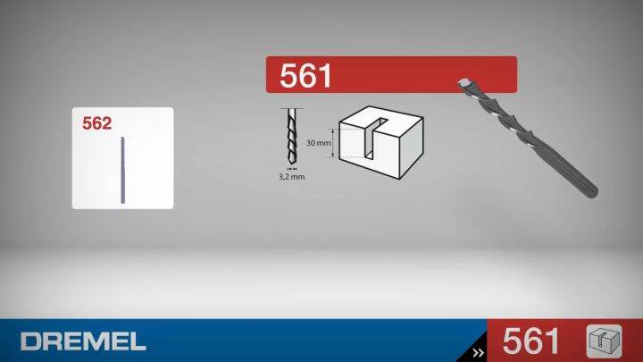 DREMEL 561 Spiral Cutting Bits Multipurpose - 3pcs/pkt | Lazada