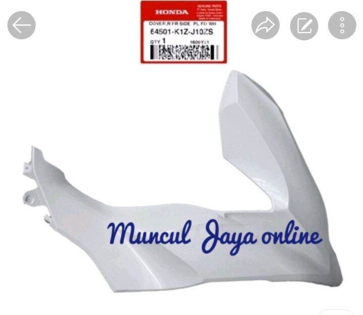 64501-K1Z-J10ZS Cover Sayap Kanan PCX 160 Putih Mutiara | Lazada Indonesia
