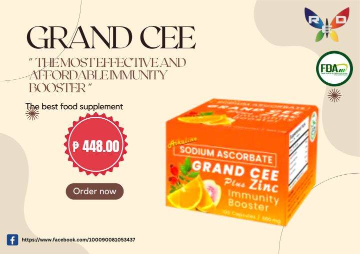 GRAND CEE PLUS ZINC | Lazada PH