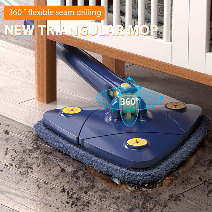Lewis Extendable Triangle Mop 360 Rotatable Adjustable 130 Cm Cleaning ...