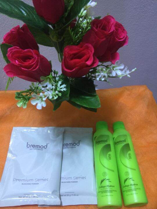 Bremod premuim series bleaching powder and bremod oxidiser set | Lazada PH