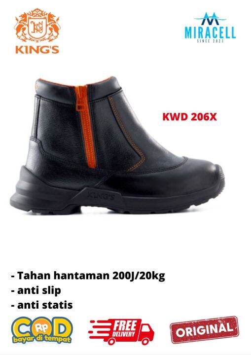 sepatu safety pria king KWD 206X | Lazada Indonesia