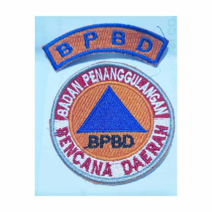 Logo BPBD badan penanggulangan bencana Daerah bordir komputer | Lazada Indonesia