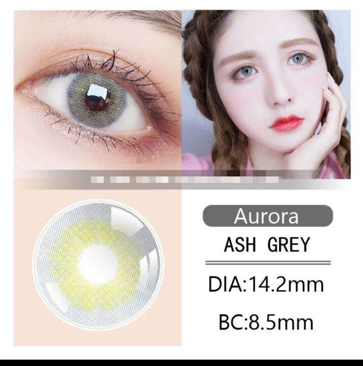 ASH GRAY contact lenses natural size | Lazada PH