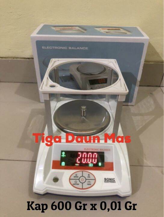 Timbangan Emas Sonic 600 Gram Akurasi 0,01 Gram Timbangan Analitik ...