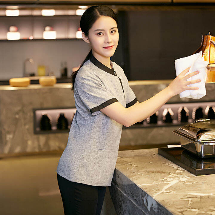 Lonier ชุดทำงานทำความสะอาดอุตสาหกรรมในบ้านห้างสรรพสินค้าชุดทำงานพนักงาน ...