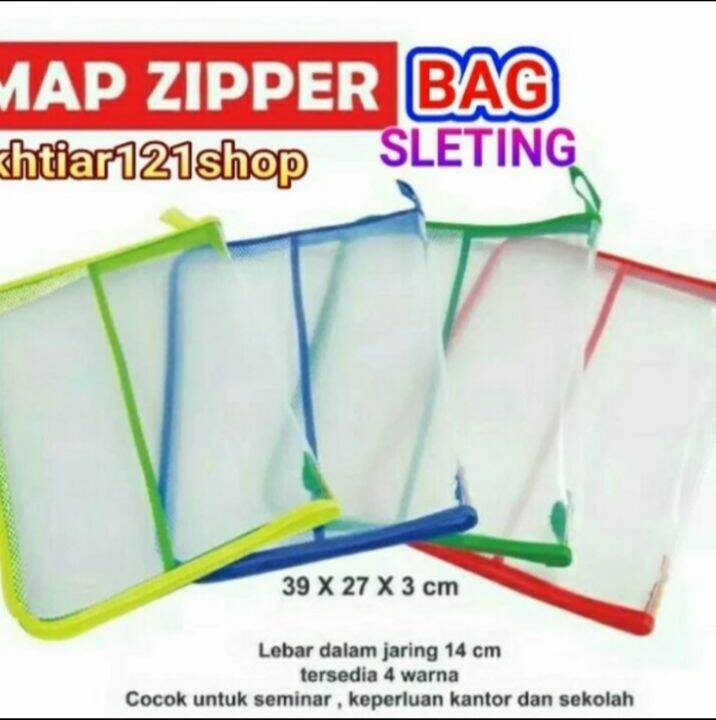 Map Zipper ukuran Folio/Map Resleting Map File/Map Tentang | Lazada ...