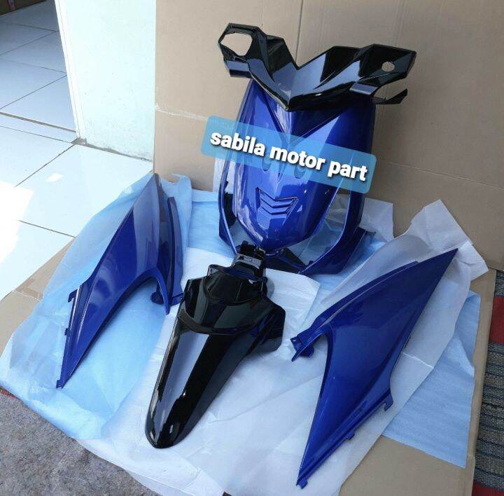 Full body alus honda beat karbu lama 2009-2012 warna biru hitam ...