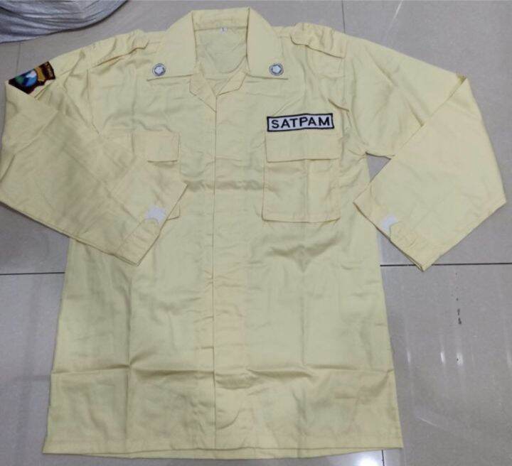 Seragam satpam security PDL bodyguard KREM | security terbaru | Lazada ...