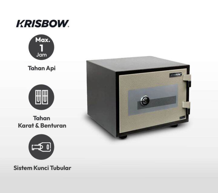 KRISBOW FIRE SAFE Brankas Tahan Api 42x35x30 Cm | Lazada Indonesia