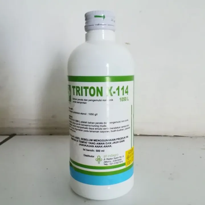 Triton x 500ml pelekat perata penembus pestisida Obat pertanian dan ...