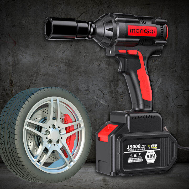 PROMO!!! Bor impek pembuka baut motor Cordless Impact Wrench high torsi ...