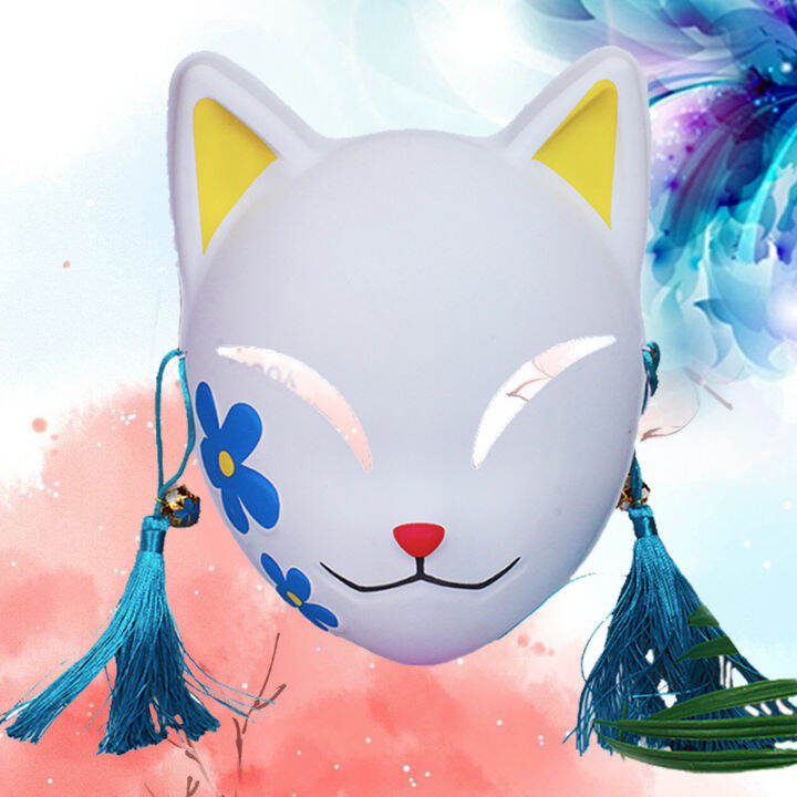 Wansheng Fox Mask Full Face Firefly Anime Cos Mask Women Japanese Style ...