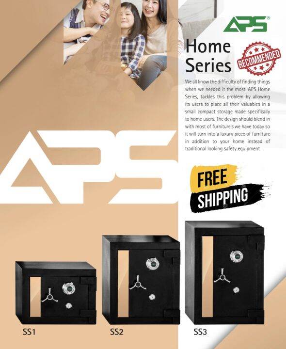 Heavy Duty APS Home/Office Safe Box SS1 145kg (within 10-30 days delivery) [NEW COLOUR] | Lazada