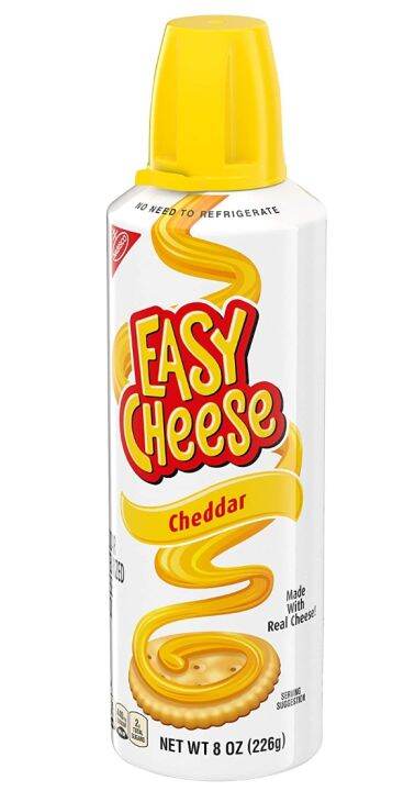 Easy cheese cheddar 226g(make with real cheese) | Lazada