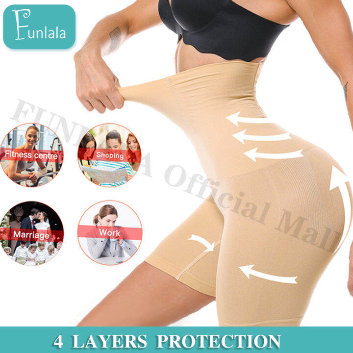 FUNLALA Plus Size M-5XL High Waist Trainer Shapewear Corset for Women Body Shaping Pants Girdle ...