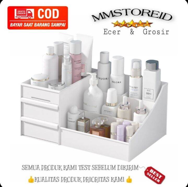 MM - Rak kosmetik drawer kotak penyimpanan makeup organizer make'up ...