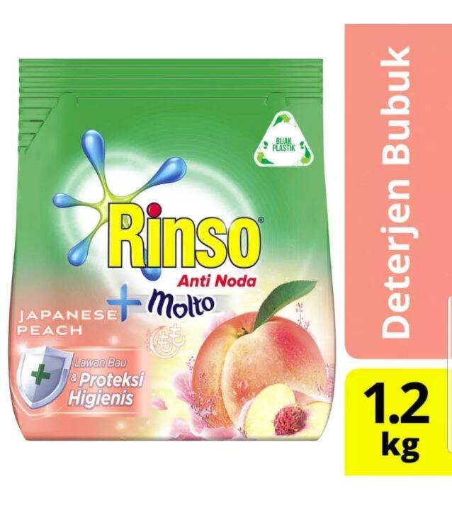 RINSO MOLTO JAPANESE JUMBO 1.2KG DETERGEN BUBUK | Lazada Indonesia