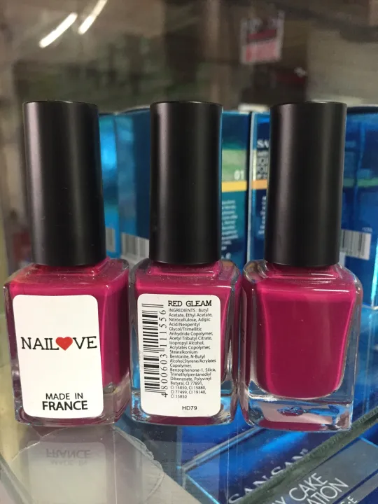 Nailove nail polish(Red gleam)Hbc product | Lazada PH