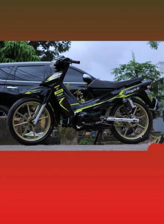 stiker motor FIZ R keren dan kece parah warna dan gambar bisa diubah ...