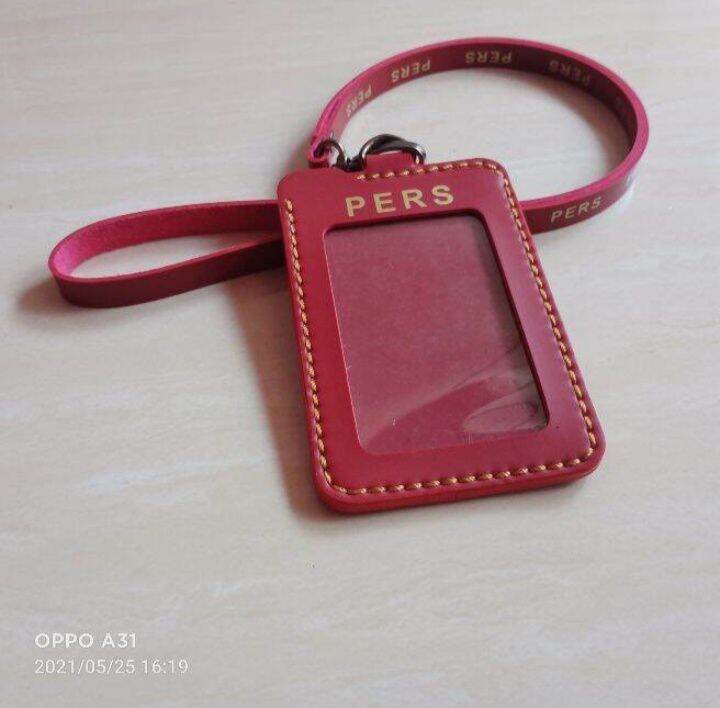Kalung ID Card / Name Tag PERS Merah | Lazada Indonesia