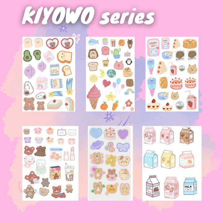 (BaihaqiJYP) Stiker lucu aesthetic motif kiyowo | KIYOWO SERIES | | Lazada Indonesia