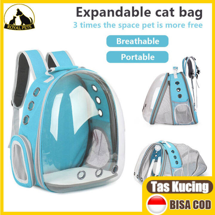 Tas Astronot Kucing Anjing/Tas Transparan Pet Cargo/Tas Ransel Jaring ...