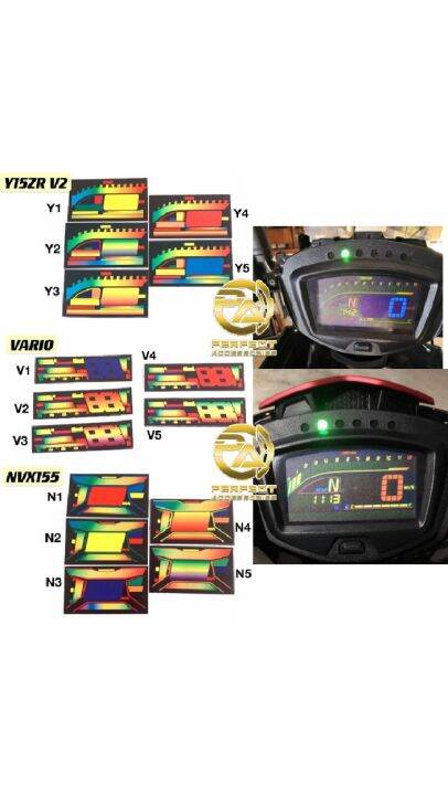 METER STICKER INNER DIGITAL METER INNER STICKER YAMAHA Y15 Y15ZR YSUKU ...