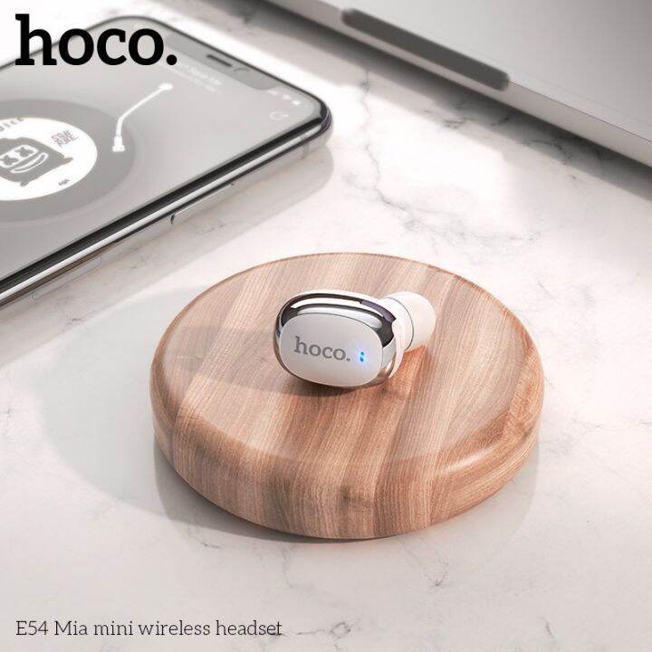 Hoco E54 หูฟังบลูทูธขนาดเล็ก 5.0 แท้100% | Lazada.co.th