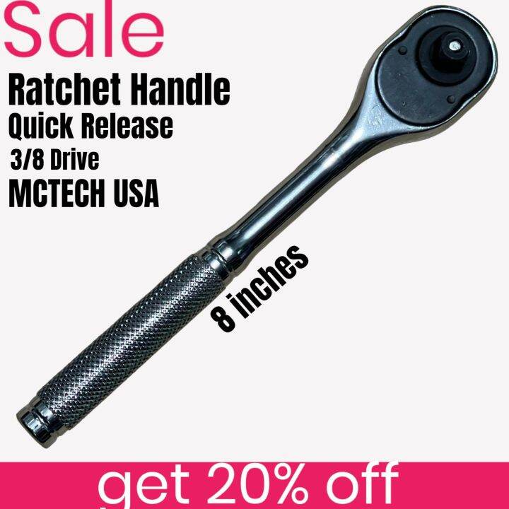 Ratchet Handle 3/8 Drive 8 inches MCTECH USA Original High Quality ...