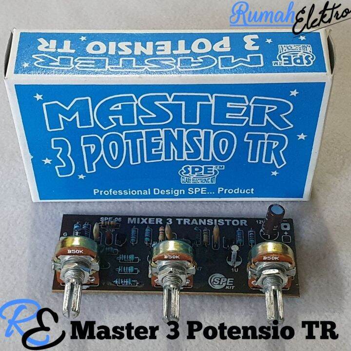 Master Mixer 3 Potensio 3 TR by SPE | Lazada Indonesia