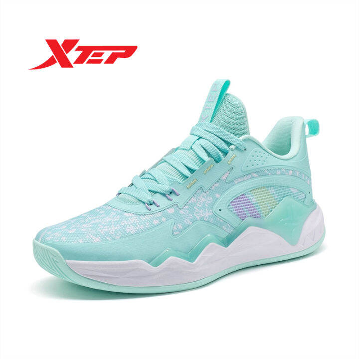 Xtep Men 'S JLIN-TEAMV2ข้อต่ำรองเท้าบาสเก็ตบอลทนต่อการเสียดสีไม่ลื่น ...