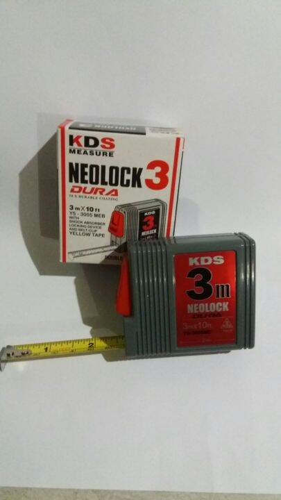 Meteran KDS 3 meter Neolock Dura | Lazada Indonesia