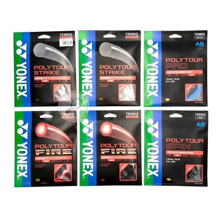 เอ็นเทนนิส Tennis String Yonex Poly Tour หลายรุ่นขนาด 1.25mm ของแท้ ...