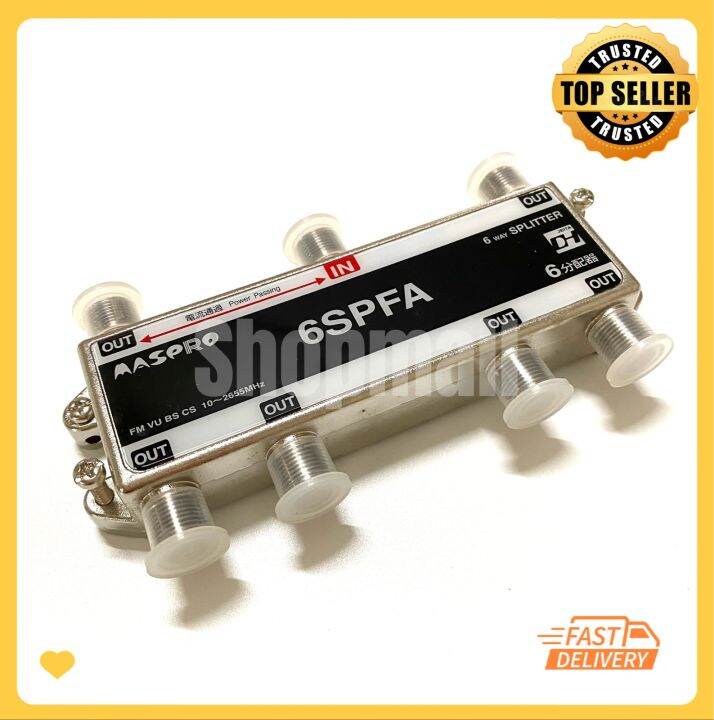 MASPRO CATV 6 way splitter 6SPFA | Lazada